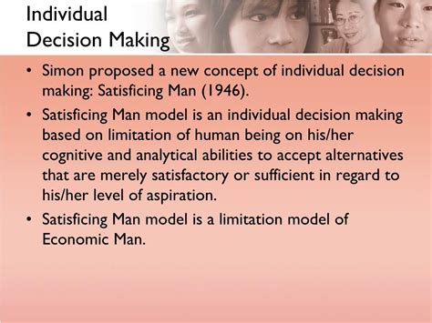 Ppt Herbert A Simon A Decision Making Perspective Fry 1989