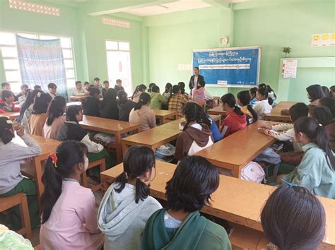 မိုင်းစံမြို့ အခြေခံပညာအထက်တန်းကျောင်းတွင် ၇၇ နှစ်မြောက် ပြည်ထောင်စုနေ့အထိမ်းအမှတ်အကြို ဟောပ