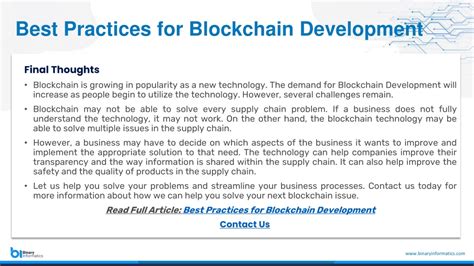 Ppt Best Practices For Blockchain Development Powerpoint Presentation Id11319637