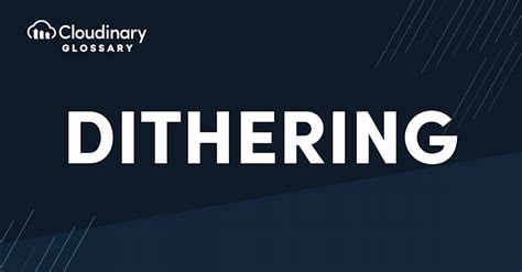Dithering Cloudinary