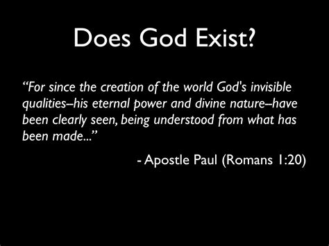 Does God Exist Ppt