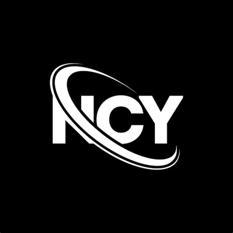 Premium Vector Ncy Logo Ncy Letter Ncy Letter Logo Design Initials Ncy Logo Linked With Circle