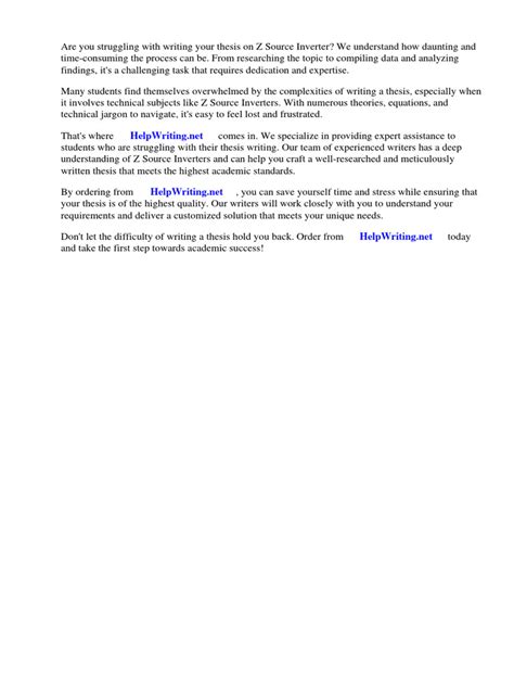 Z Source Inverter Thesis Pdf Download Free Pdf Power Inverter Power Electronics