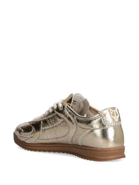 NAKED WOLFE Exposure Sneakers Gold FARFETCH UK