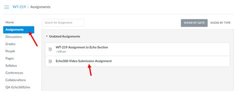 Echovideo Submitting Media For Your Canvas Assignment Support