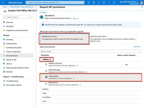 Using Your Own Azure Ad Identity With Office 365 Cli Microsoft 365