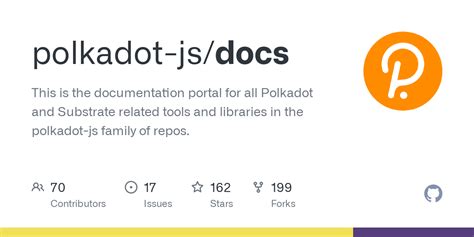 Github Polkadot Jsdocs This Is The Documentation Portal For All Polkadot And Substrate
