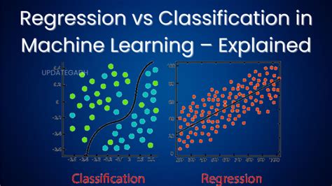 Regression Vs Classification In Machine Learning Explained Updategadh