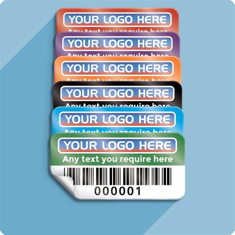 Barcode Asset Labels Standard Design 5 Asset Labels From Uk Uk
