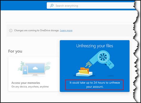 Onedrive Account Frozen [unfreeze Within One Minute]