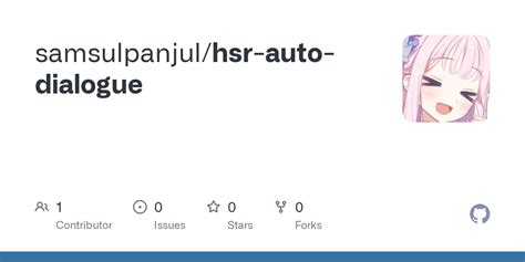 GitHub Samsulpanjul Hsr Auto Dialogue