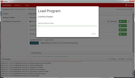 awr1642boost uniflash中端口打不开 sensors forum sensors ti e2e support forums