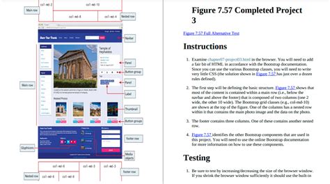 Use The Bootstrap Css Framework Included With The