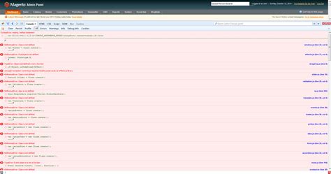 Error Core Javascript Files Aren T Working And Admin Menu S Won T