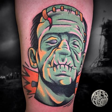 26 Spook Tacular Frankenstein Tattoos To Electrify Your Skin Sacred