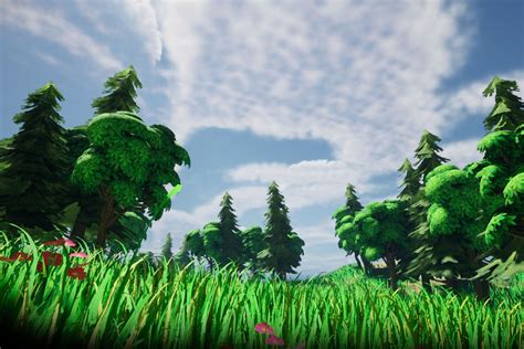 Stylized Forest Vegetation Environment 3d Environments Unity Asset