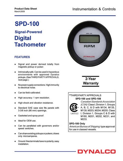 Spd100 Spd 100转速表现货 Dynalco中国 美国dynalco代理商 Dynalco现货价格资料下载