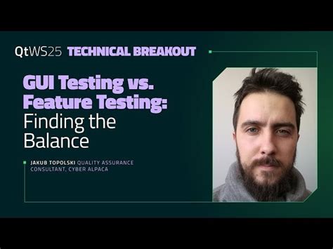 Free Video Gui Testing Vs Feature Testing Finding The Balance From Qt Group Class Central