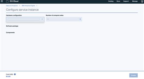 ibm cloud unable to add analytics engine from catalog stack overflow