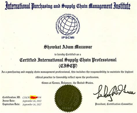 Showkat Muzawar On Linkedin Ciscp Professional