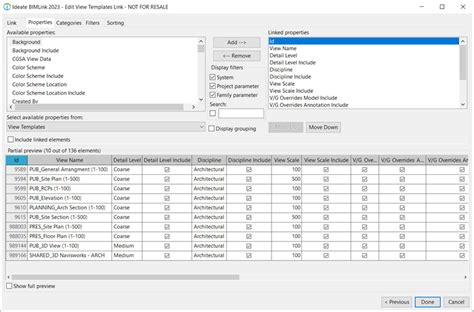 Managing View Templates With Ideate Bimlink