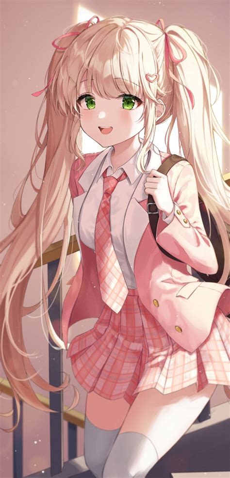 动漫美少女 绿瞳 双马尾 动漫美少女 绿瞳 双马尾