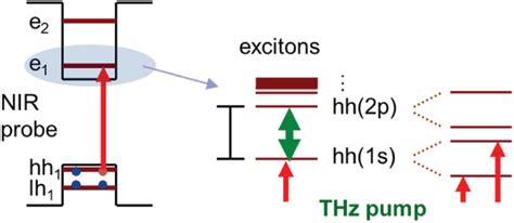 Schematic View Of The Experiment Qw With Electron Heavy Hole Hh And