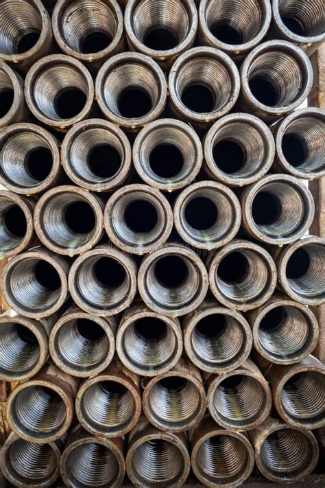 Pipe Stack For Sustainable Drilling Stock Image Image Of Drill Material 313626629