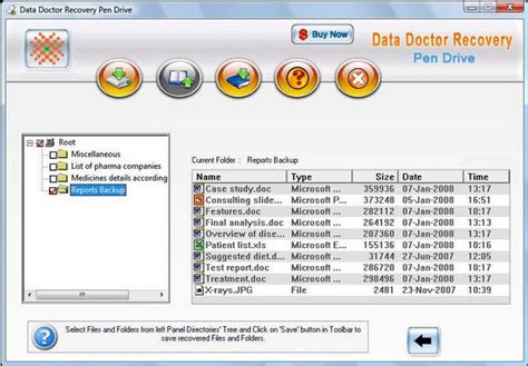 USB Flash Drive File Recovery Main Window Flash Drive Data Recovery