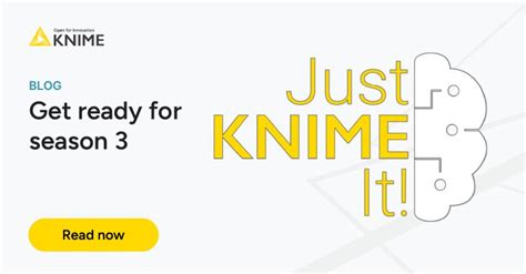 Aline Bessa On Linkedin Get Ready For Just Knime It Season 3 Knime