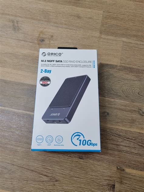 Orico Dual SSD M 2 NGFF Sata Enclosure Computers Tech Parts Accessories Hard Disks