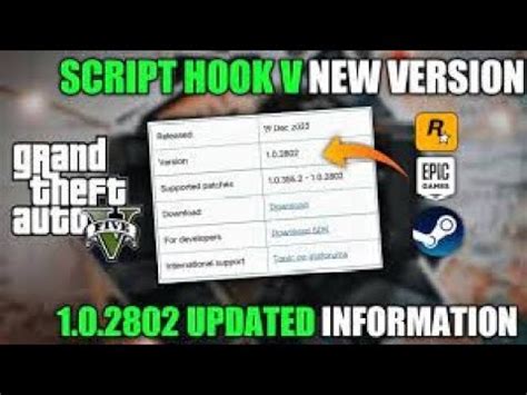 HOW TO DOWNLOAD SCRIPT HOOK V NEW VERSION UPDATE GTA V NEW UPDATE YouTube
