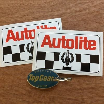 Autolite Spark Plug Classic Vintage Retro Stickers Decals 4 100mm 2