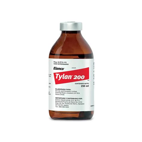Tylan 200 250 Ml Distribuidora Ipisa