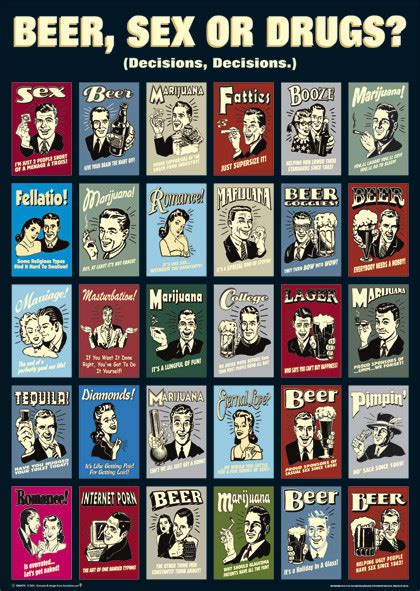 Poster Quadro Beer Sex Or Drugs Su Europosters