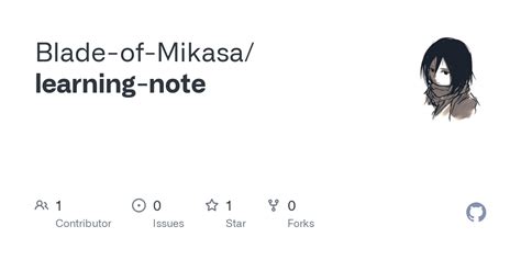 GitHub Blade Of Mikasa Learning Note