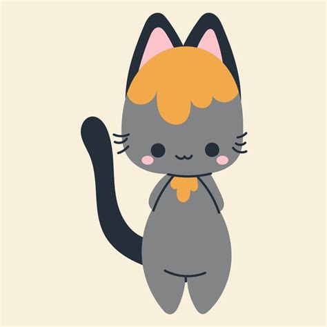 Chibi Cat Vector Art Icons And Graphics For Free Download