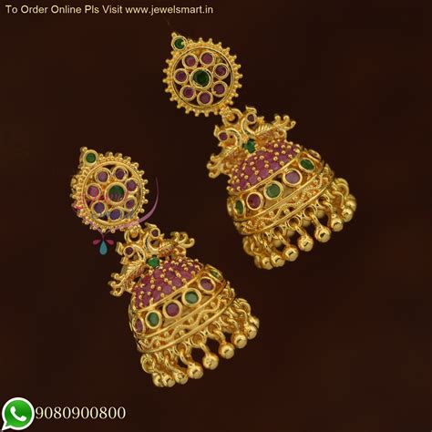 South Indian Gold Earring Designs For Women