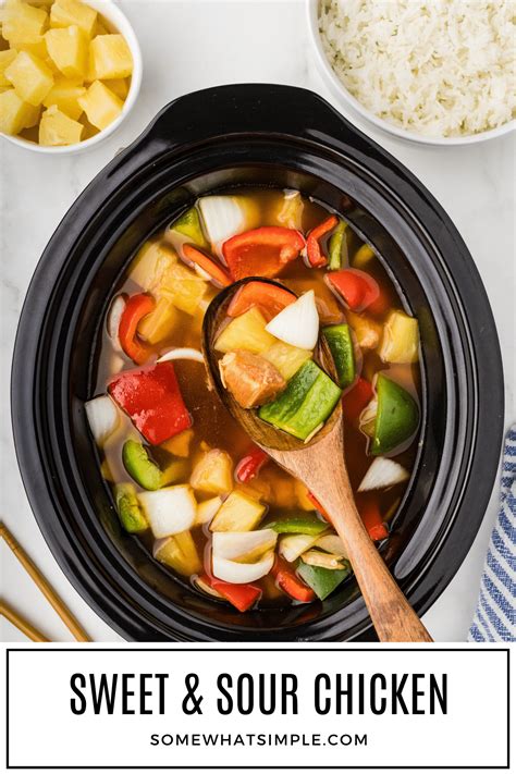 Crock Pot Sweet And Sour Chicken Somewhat Simple