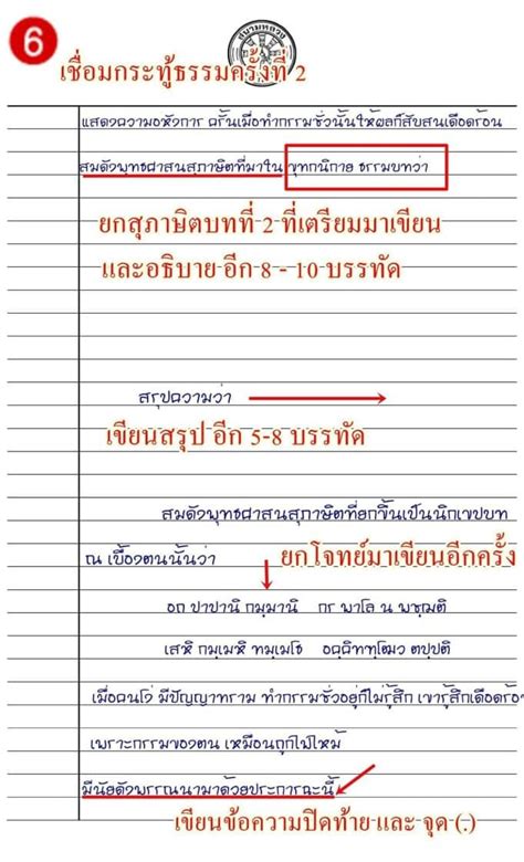 ตัวอย่างการเขียนเรียงความแก้กระทู้ธรรม ธรรมศึกษาชั้น ตรี โท และเอก ครูอาชีพดอทคอม มากกว่าอาชีพ