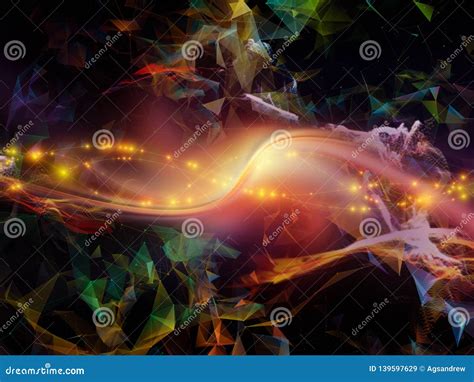 Visualization Of Virtual World Stock Illustration Illustration Of