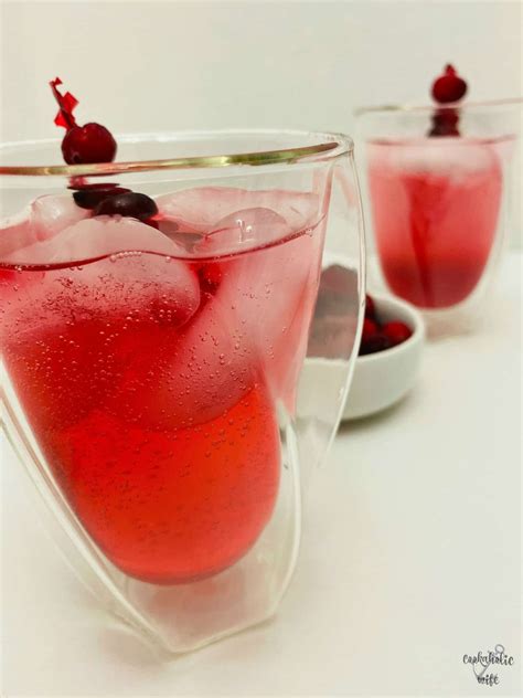 Sparkling Cranberry Cocktail Cookaholic Wife