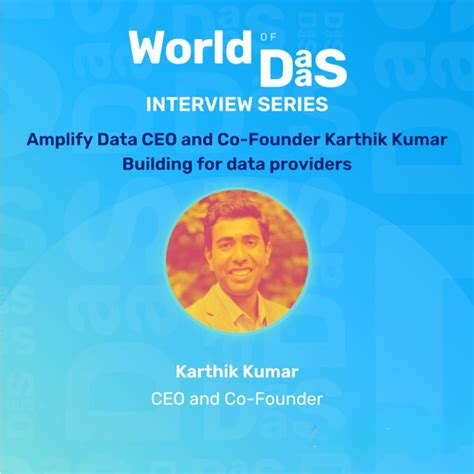 Ameya Pathare On Linkedin Building For Data Providers Amplify Data