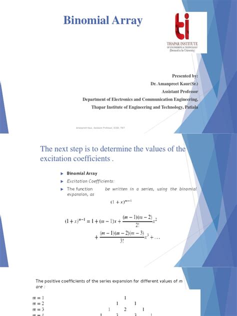 Binomial Array Design Guide Pdf
