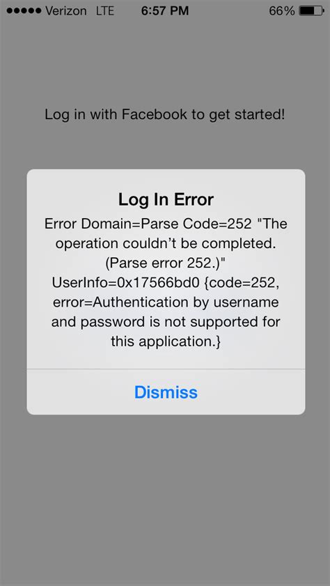 Parse Ios Facebook Login When In Production Stack Overflow