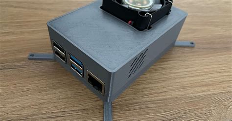 Raspberry Pi 4b Ice Tower Case With Mount By David93 Download Free Stl Model