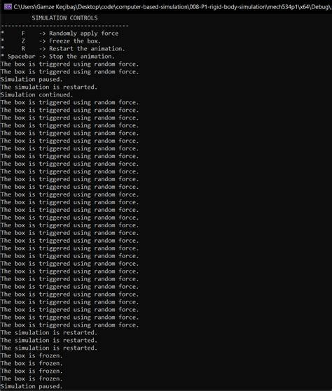 Github Gamzekecibascomputer Based Simulation Course Assignments Of Koç University Mech434