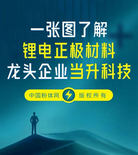 一张图了解锂电正极材料龙头企业当升科技 锂电行业门户