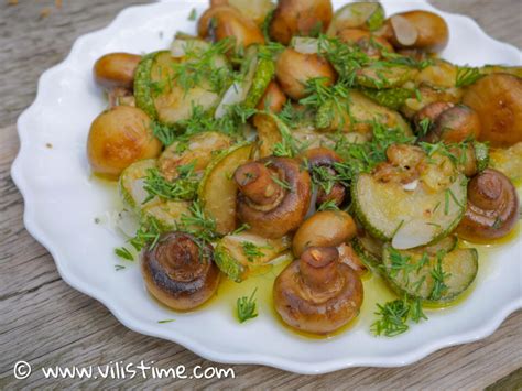 Лесна рецепта с тиквички и гъби кето Vilis Time