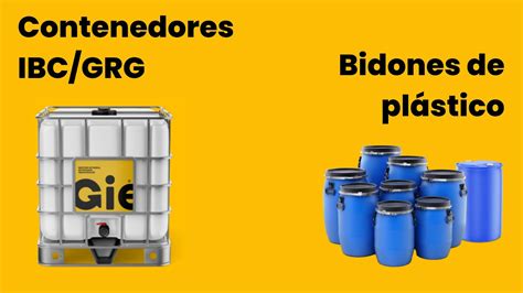 5 Diferencias Entre Bidón De Plástico Y Contenedor Ibc O Grg